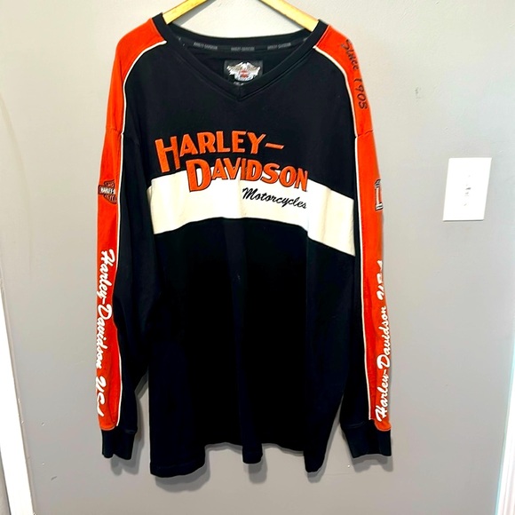 Harley-Davidson | Shirts | Harley Davidson Vintage Mens Embroidered ...